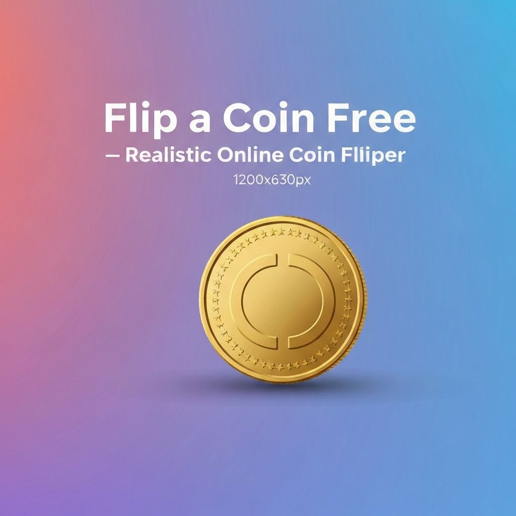 Digital Random Flip Tools | FlipACoinFree - Trusted Coin Flip Tool